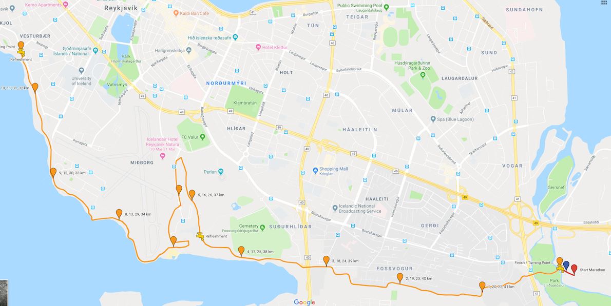 Reykjavik Autumn Marathon 2024 | FringeBacker Event Listing